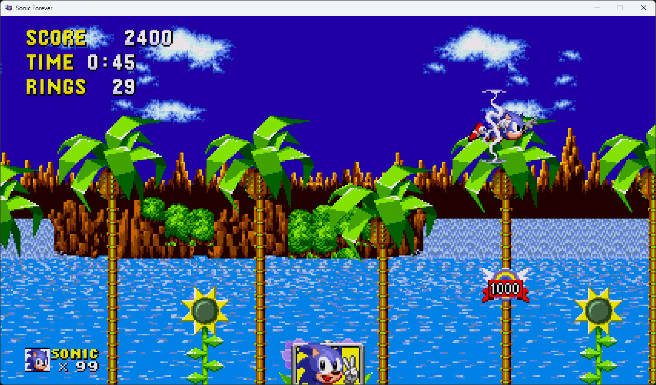 Sonic can fly! Mod for Sonic the Hedgehog Forever | S1F Mods