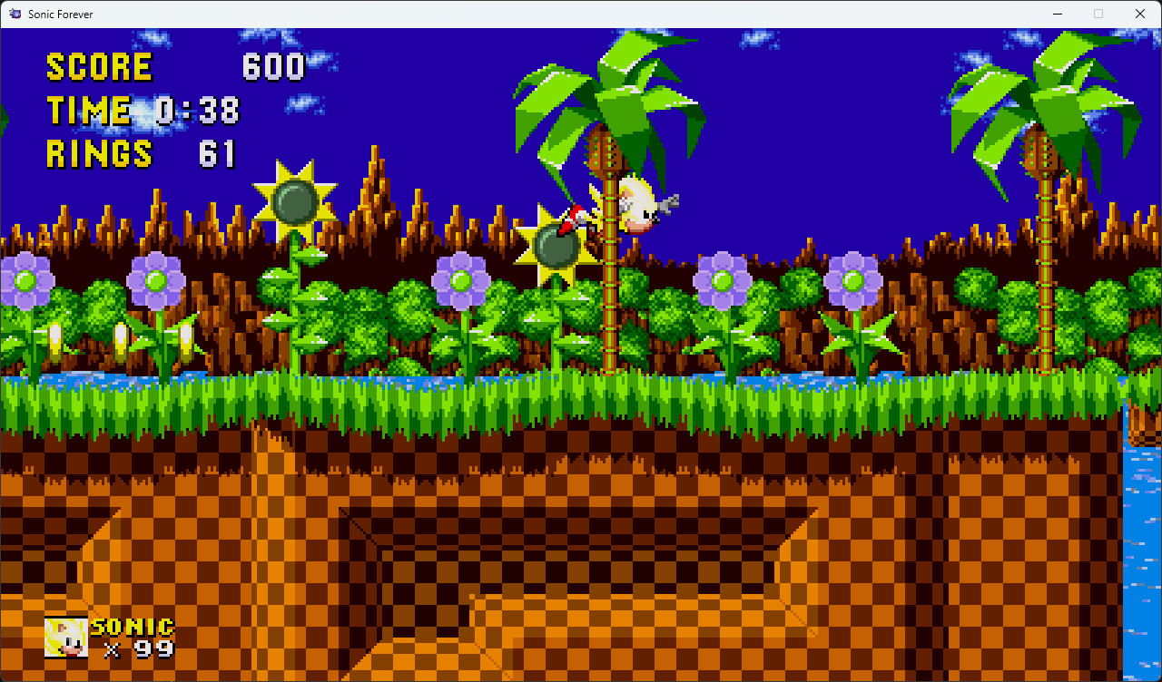 Sonic can fly! Mod for Sonic the Hedgehog Forever | S1F Mods