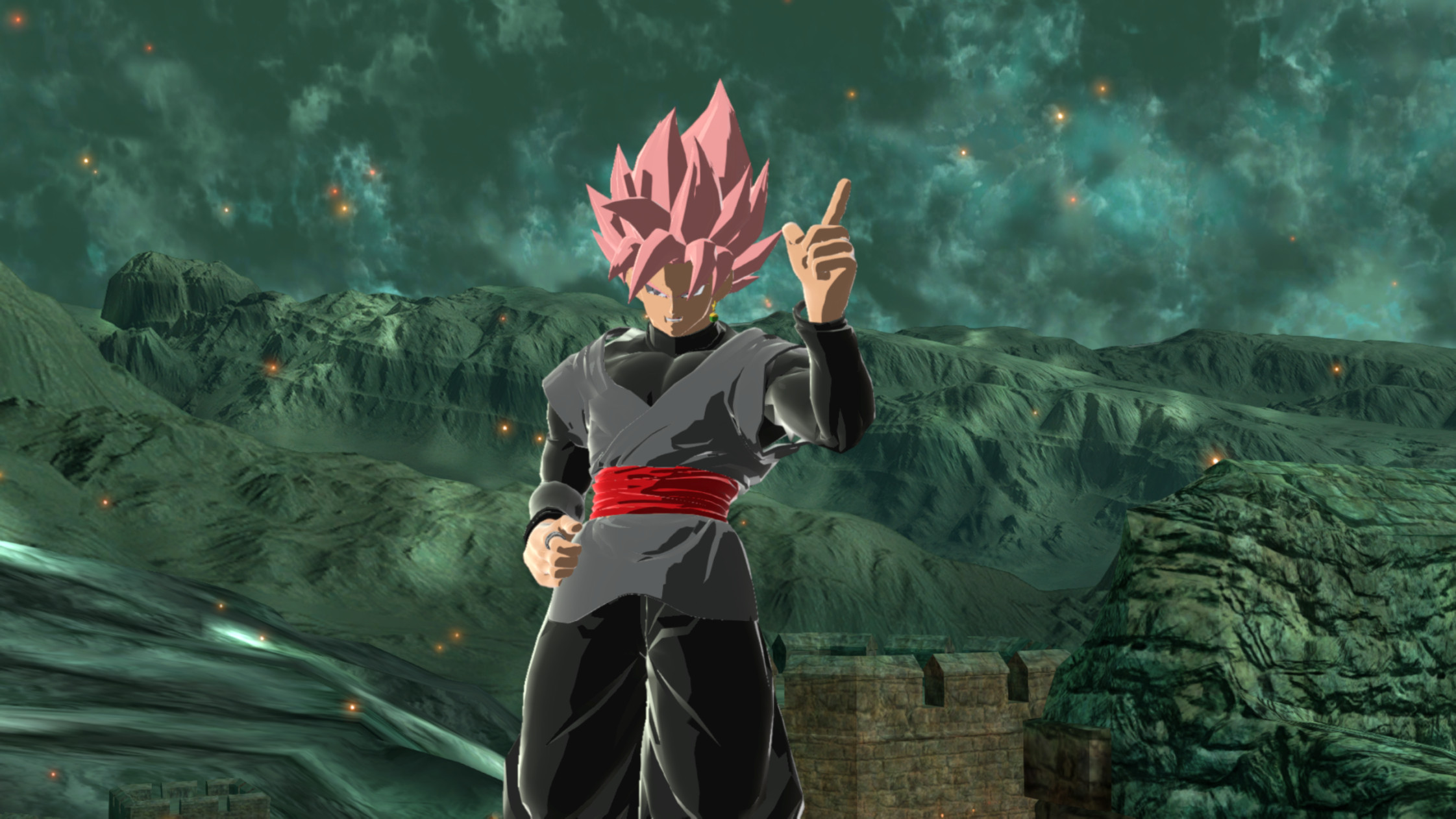 SSR Goku Black over Terry Mod for Super Smash Bros. Ultimate | SSBU Mods