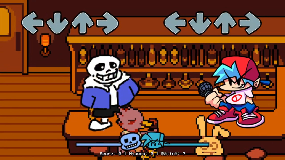 The worlds best sans mod Mod for Friday Night Funkin' | FNF Mods