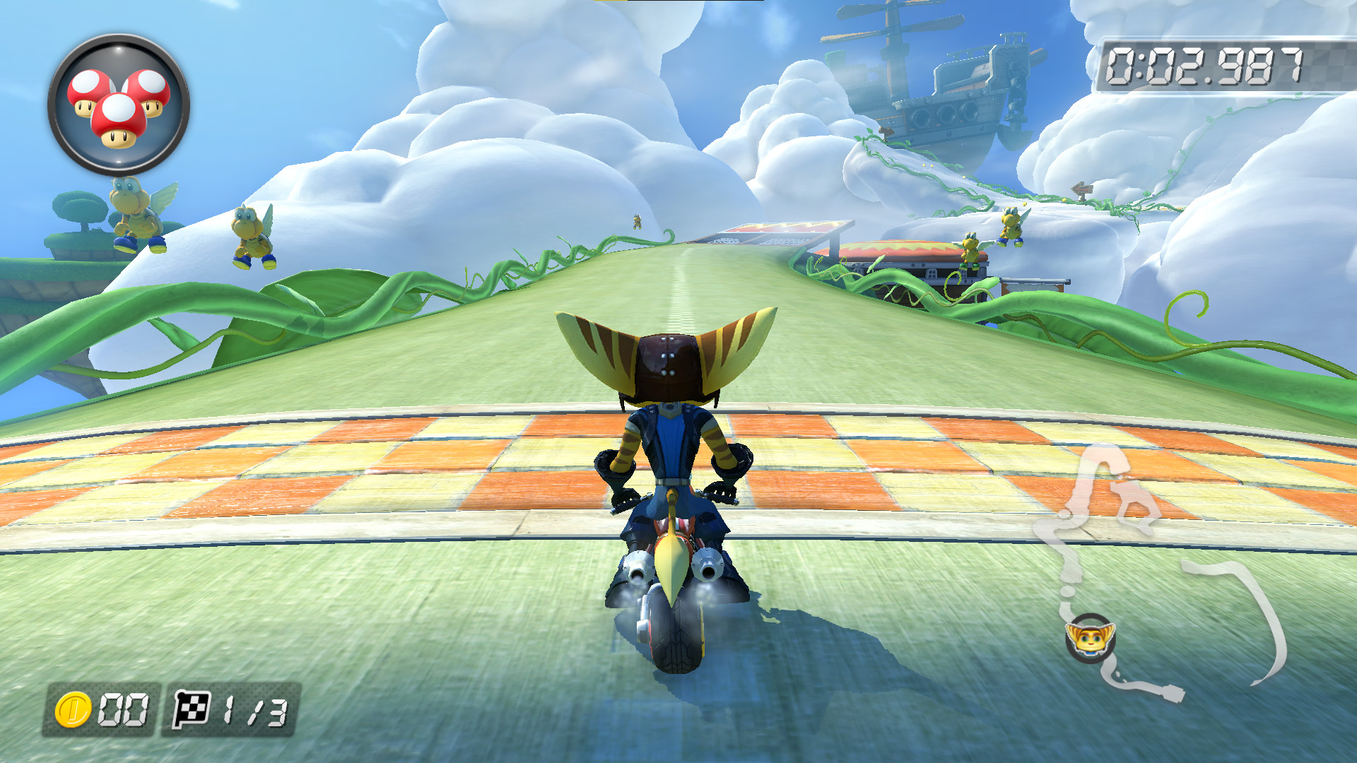 [Commission] Ratchet Mod for Mario Kart 8 Deluxe | MK8D Mods