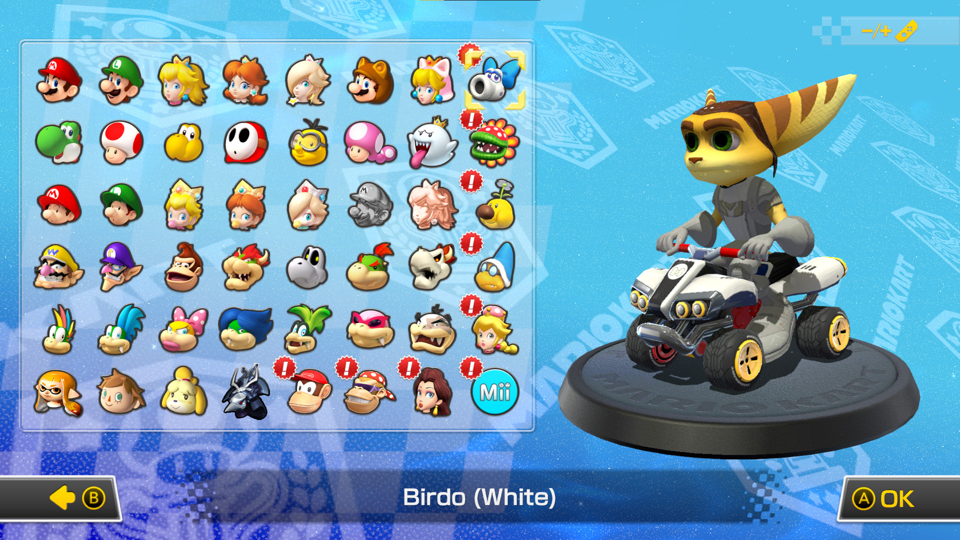[Commission] Ratchet Mod for Mario Kart 8 Deluxe | MK8D Mods