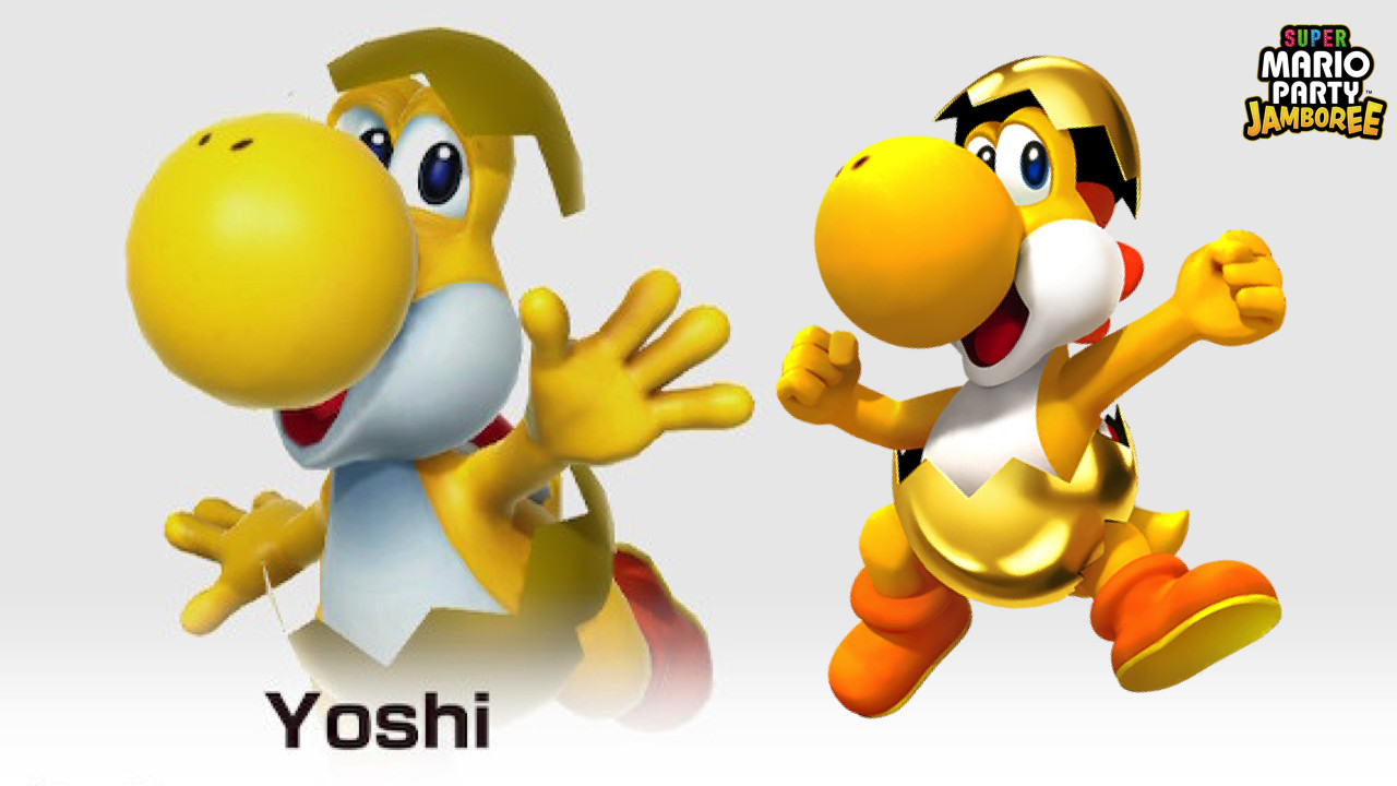 Gold Egg Yoshi Mod for Super Mario Party Jamboree | SMPJ Mods