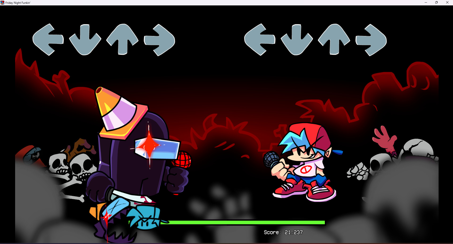 Defeat 2023 Remix / Danger V-Slice Port Mod for Friday Night Funkin ...