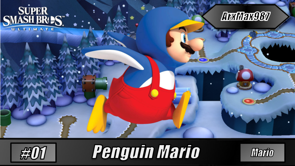 Penguin Mario Mod for Super Smash Bros. Ultimate | SSBU Mods