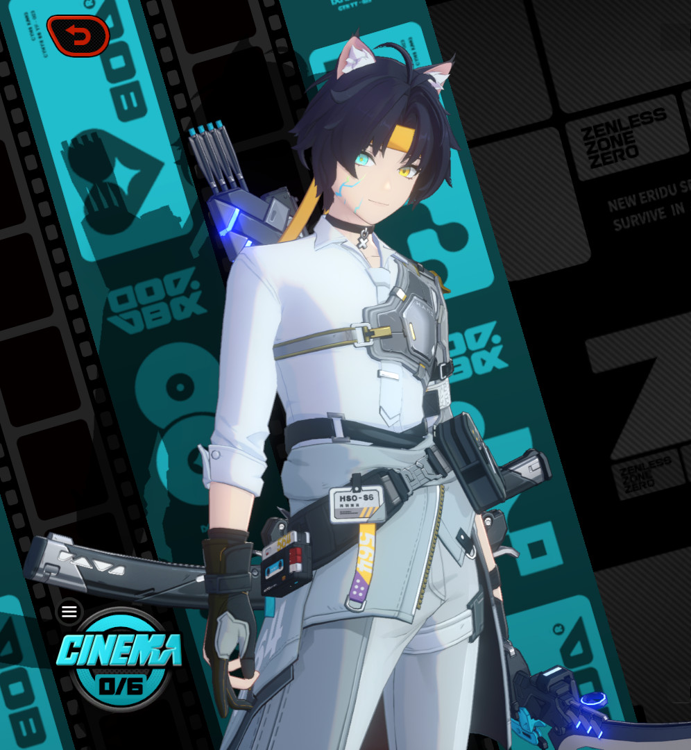 (MERGE) White Ether Cat Harumasa Mod for Zenless Zone Zero | ZZZ Mods