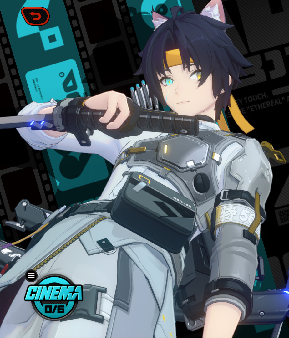 (MERGE) White Ether Cat Harumasa Mod for Zenless Zone Zero | ZZZ Mods