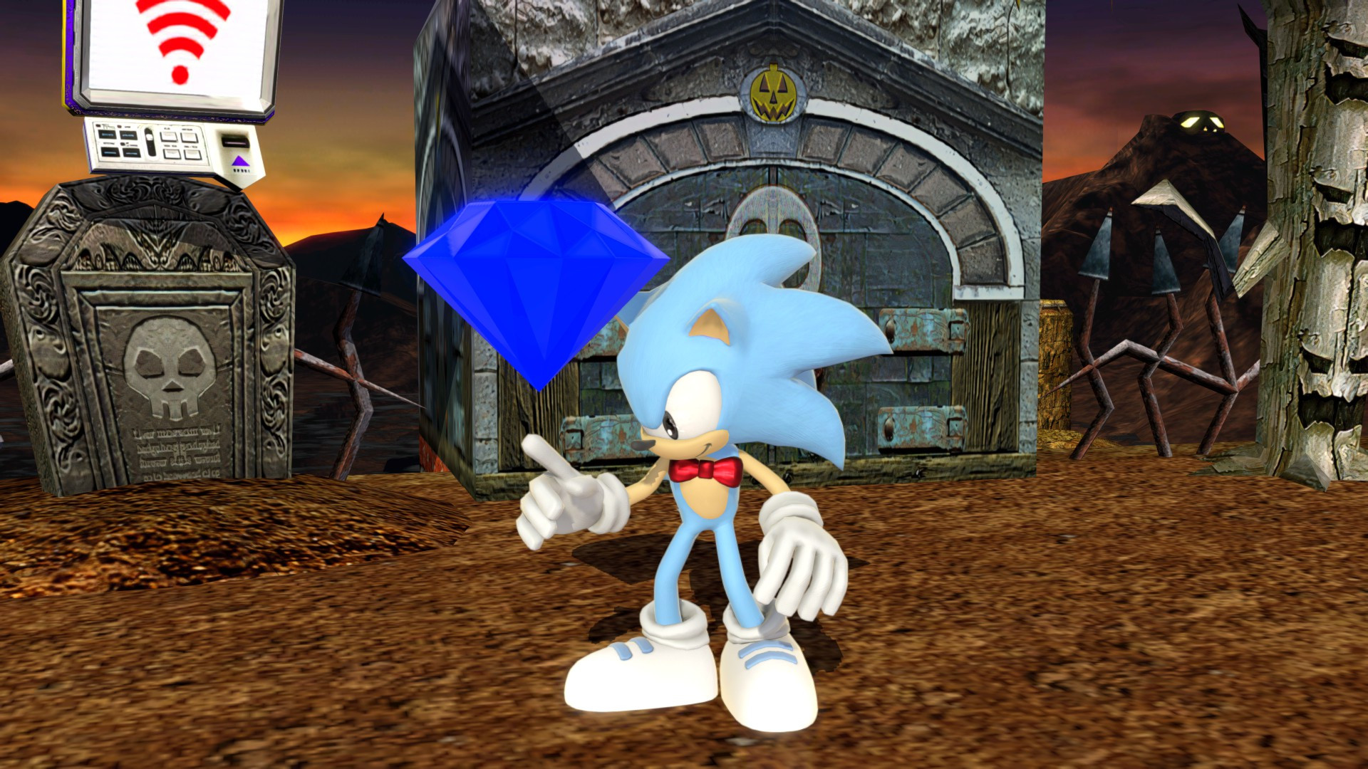 Chaos Emeralds over Timer Item Mod for Super Smash Bros. Ultimate ...