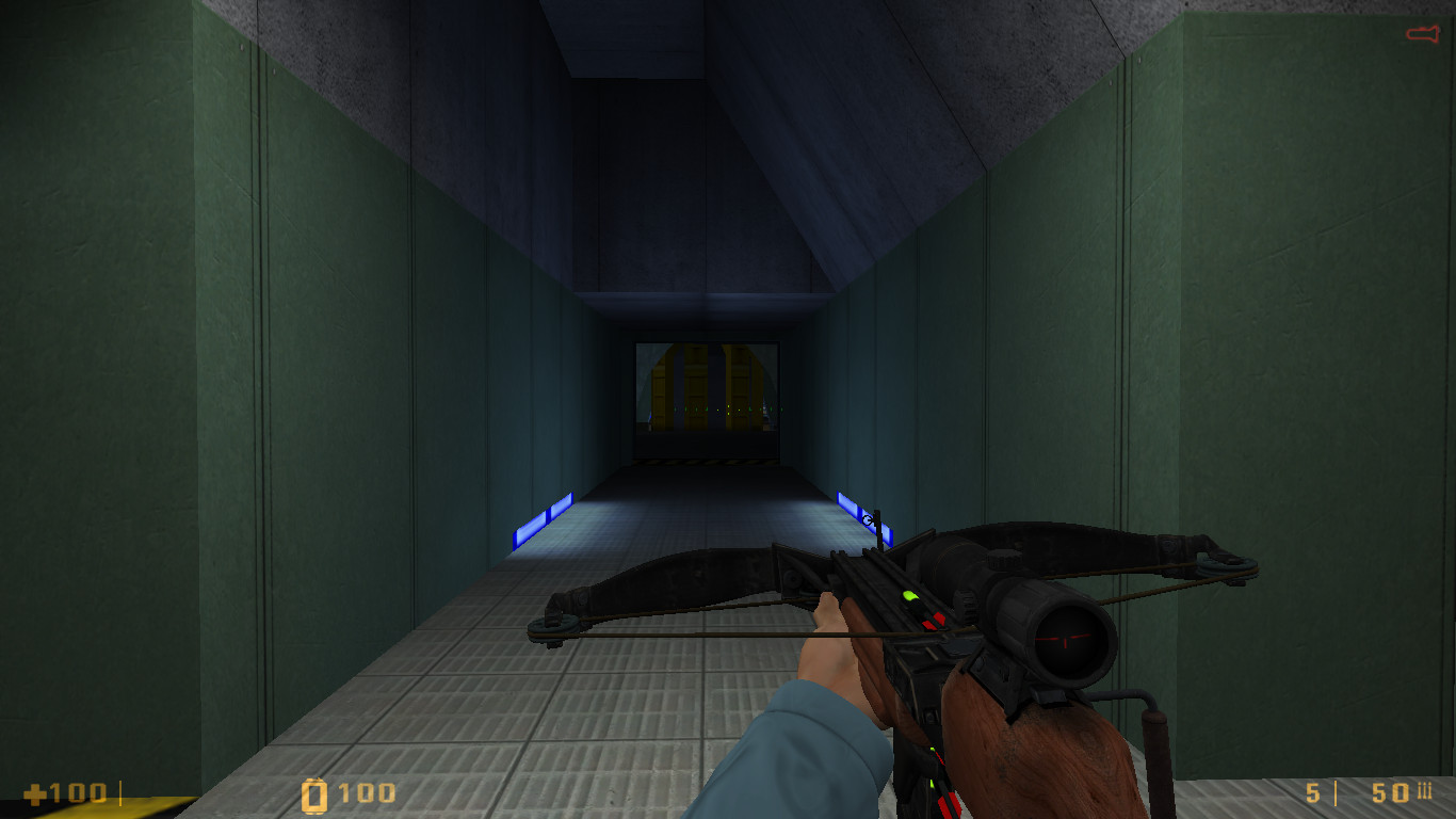 Black Mesa Crossbow on IIopn's animations Mod for Half-Life | HL Mods