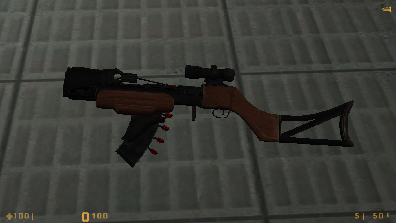 Black Mesa Crossbow on IIopn's animations Mod for Half-Life | HL Mods