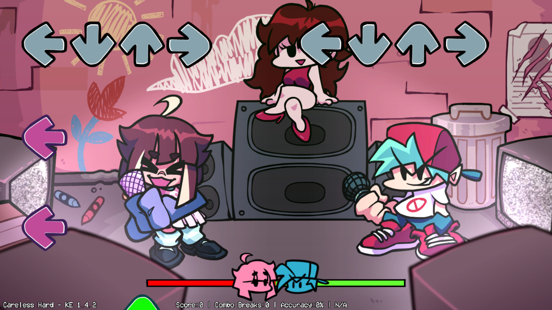 QT Mod But Rewired Artstyle Mod for Friday Night Funkin' | FNF Mods