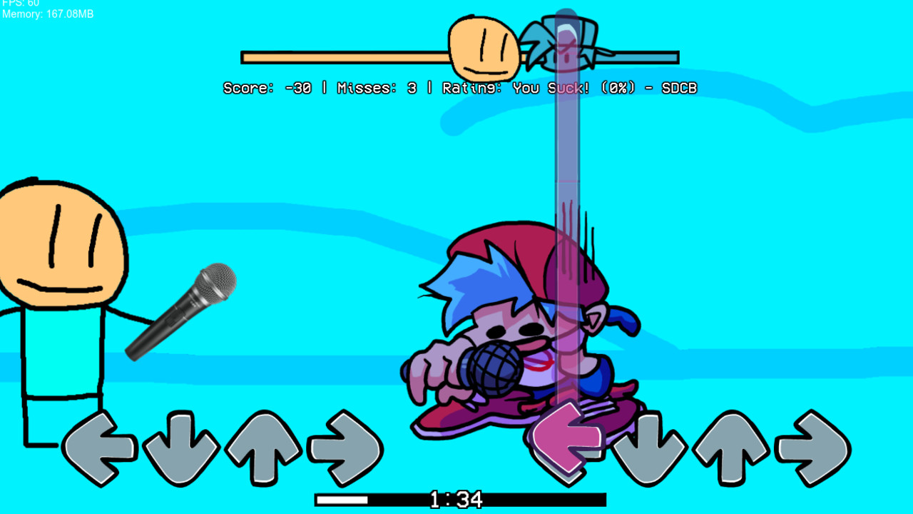 FNF' vs a random normal guy Mod for Friday Night Funkin' | FNF Mods