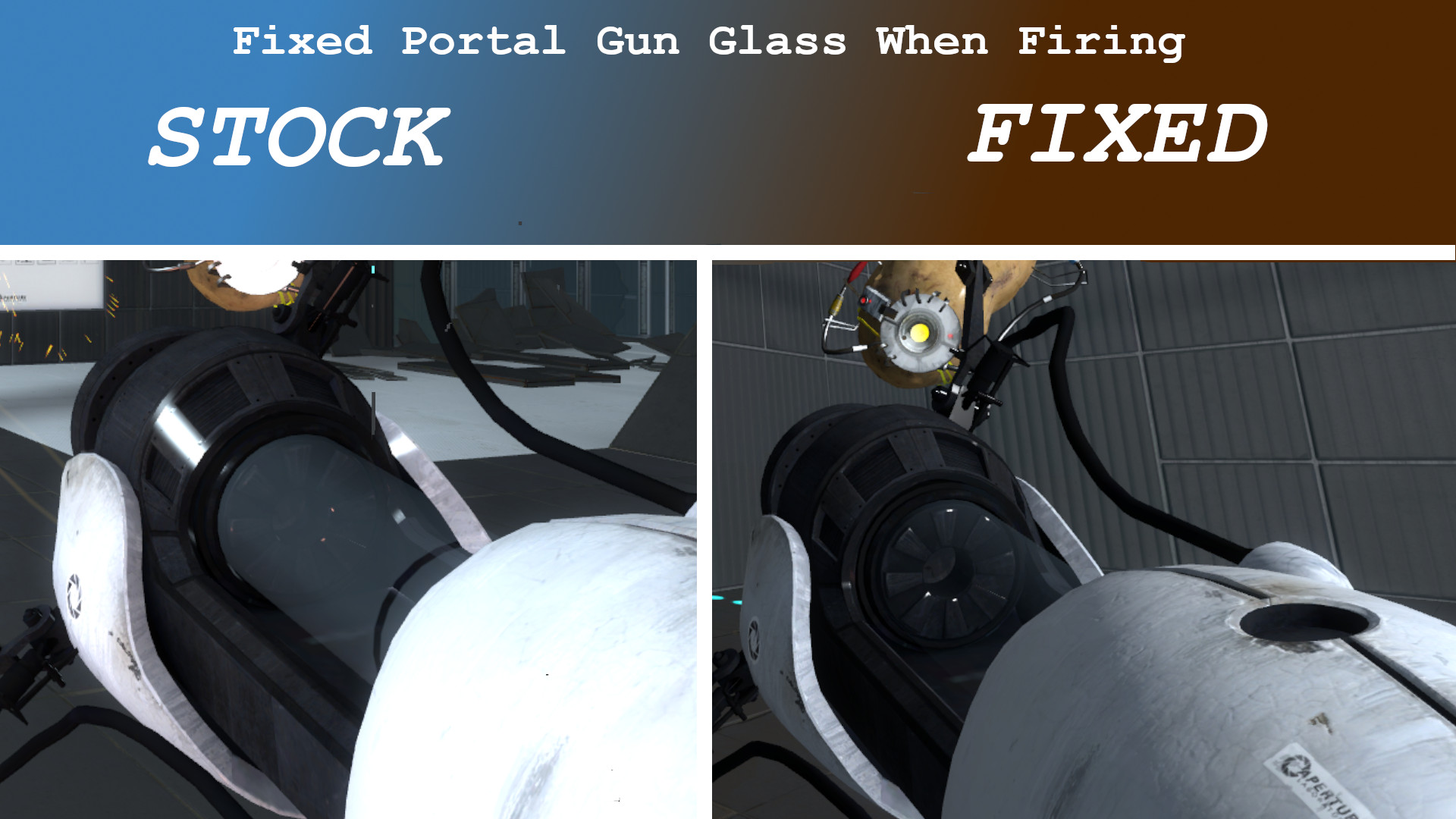 Portal 2: Base Portalgun Viewmodel Fixes Mod for Portal 2 | P2 Mods
