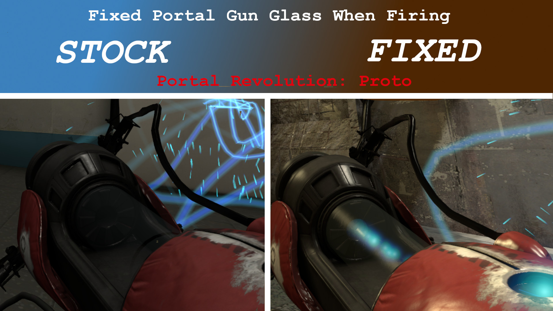 Portal 2: Base Portalgun Viewmodel Fixes Mod for Portal 2 | P2 Mods