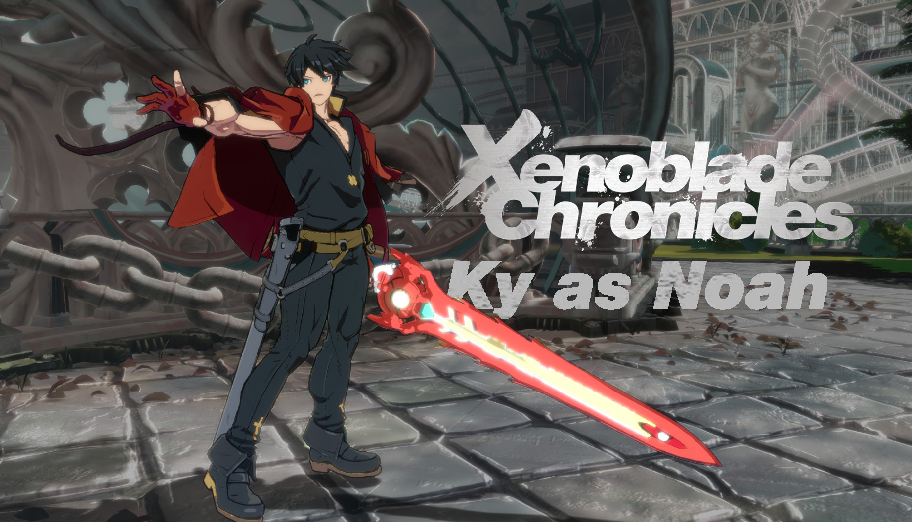 Ky Kiske as Xenoblade Noah Mod for GUILTY GEAR -STRIVE- | GGST Mods