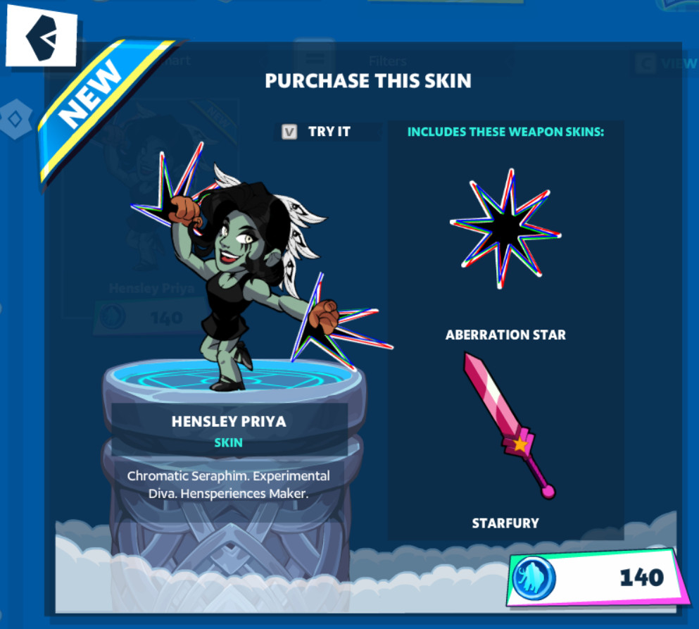 Hensley Priya Mod for Brawlhalla | BHalla Mods