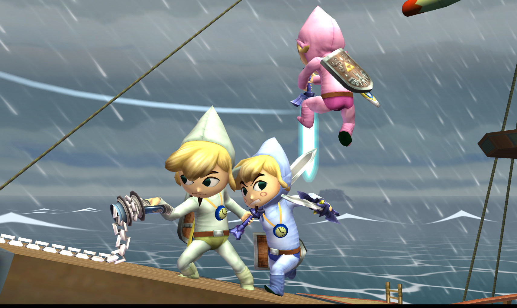 Tingle Tights Toon Link(Tri Force Heroes) Mod for Super Smash Bros ...