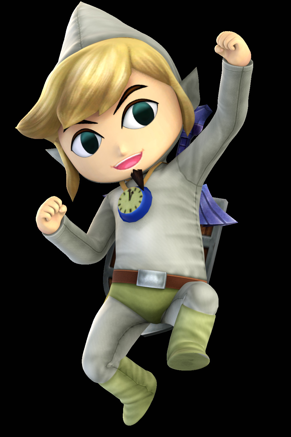 Tingle Tights Toon Link(Tri Force Heroes) Mod for Super Smash Bros ...