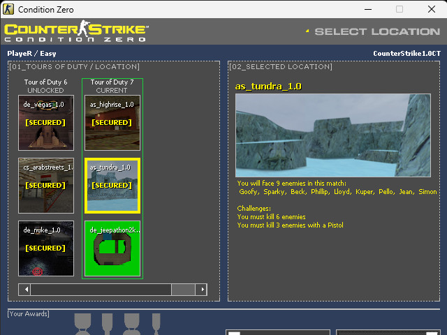 TOD Counter-Strike 1.0 Mod for Counter-Strike: Condition Zero | CS:CZ Mods