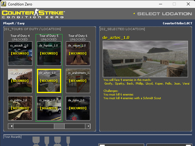 TOD Counter-Strike 1.0 Mod for Counter-Strike: Condition Zero | CS:CZ Mods