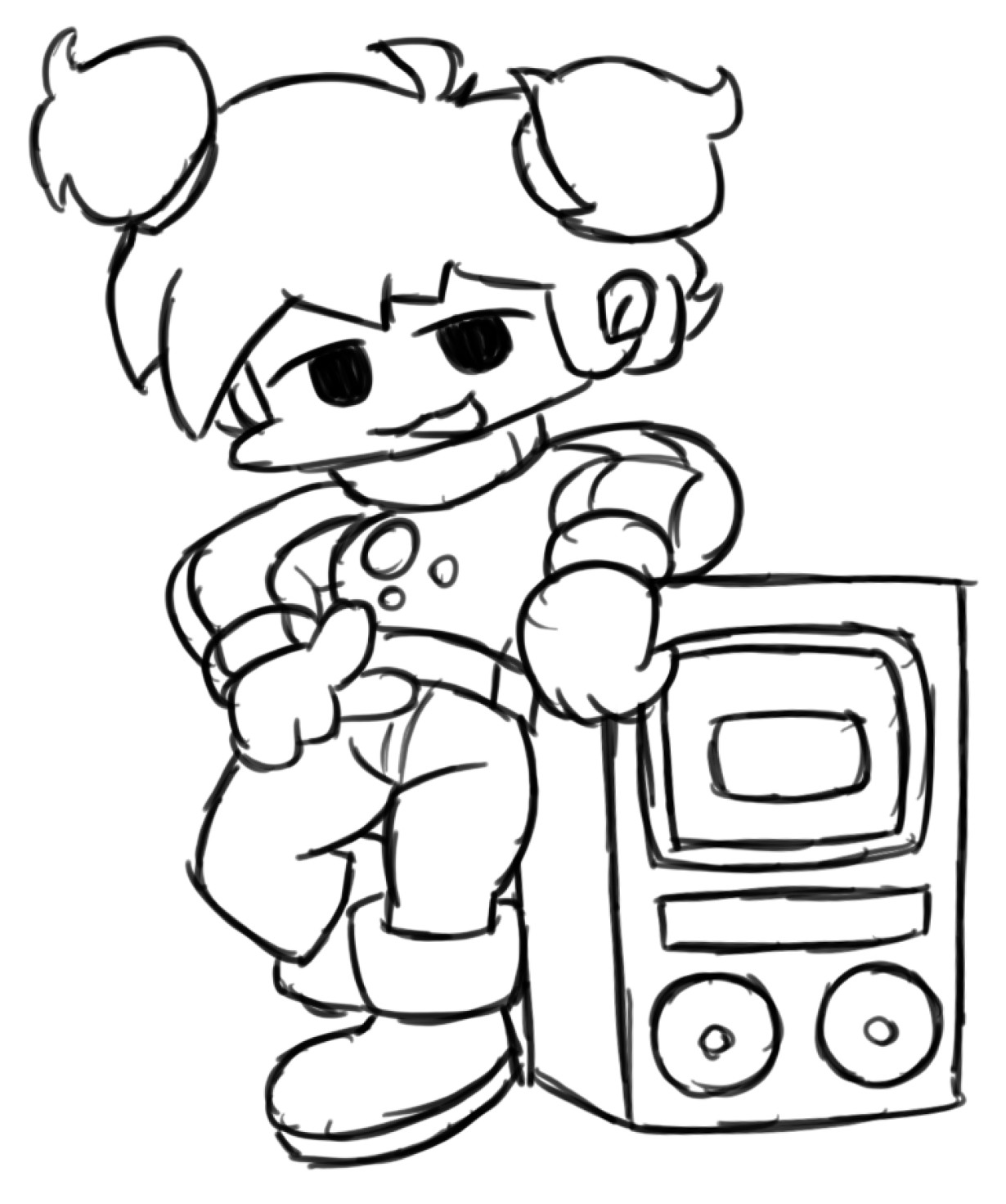 FNF D-Sides Faker GF (Reskin) Mod for Friday Night Funkin' | FNF Mods