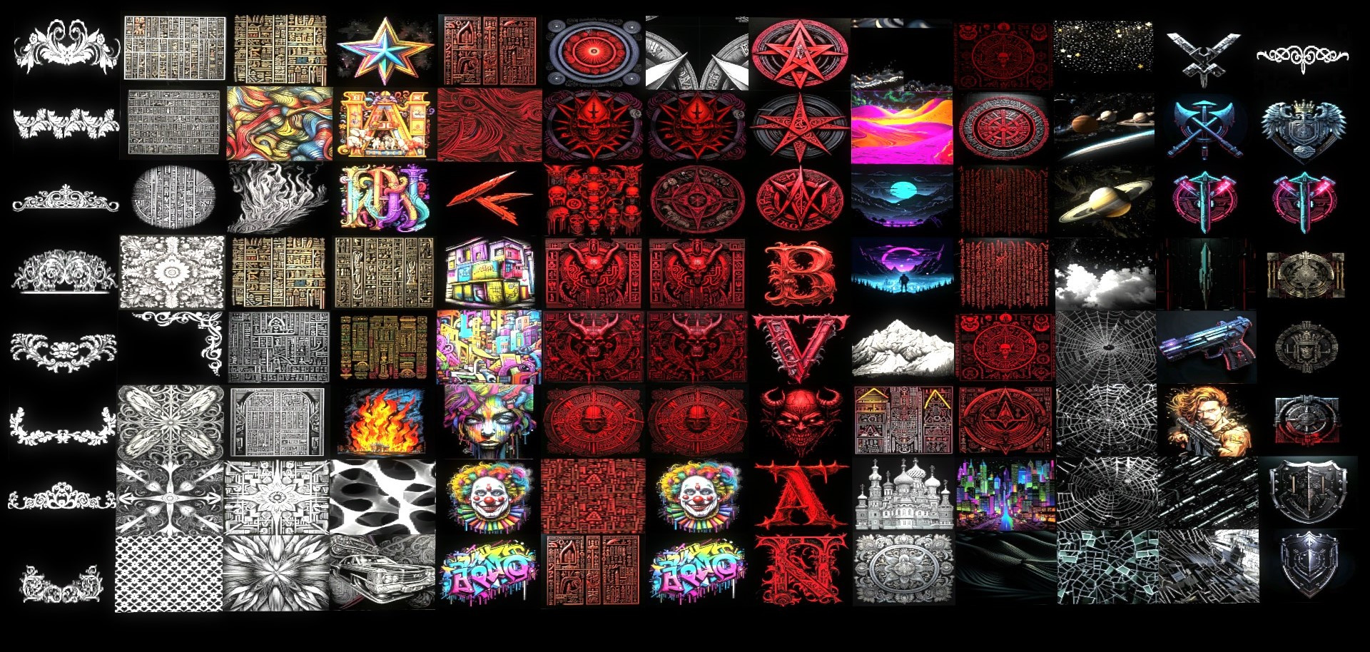 100 decals pack Mod for Counter-Strike: Source | CS:S Mods