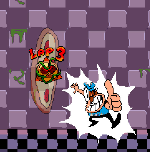 Lap Hell Pizza Pursuit Vanity ++ Mod for Pizza Tower | PT Mods