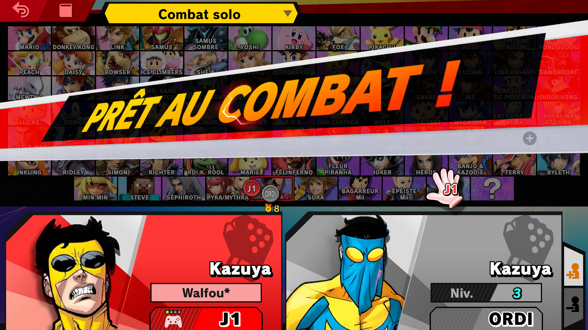 Invincible Variant Wave 1 Mod for Super Smash Bros. Ultimate | SSBU Mods