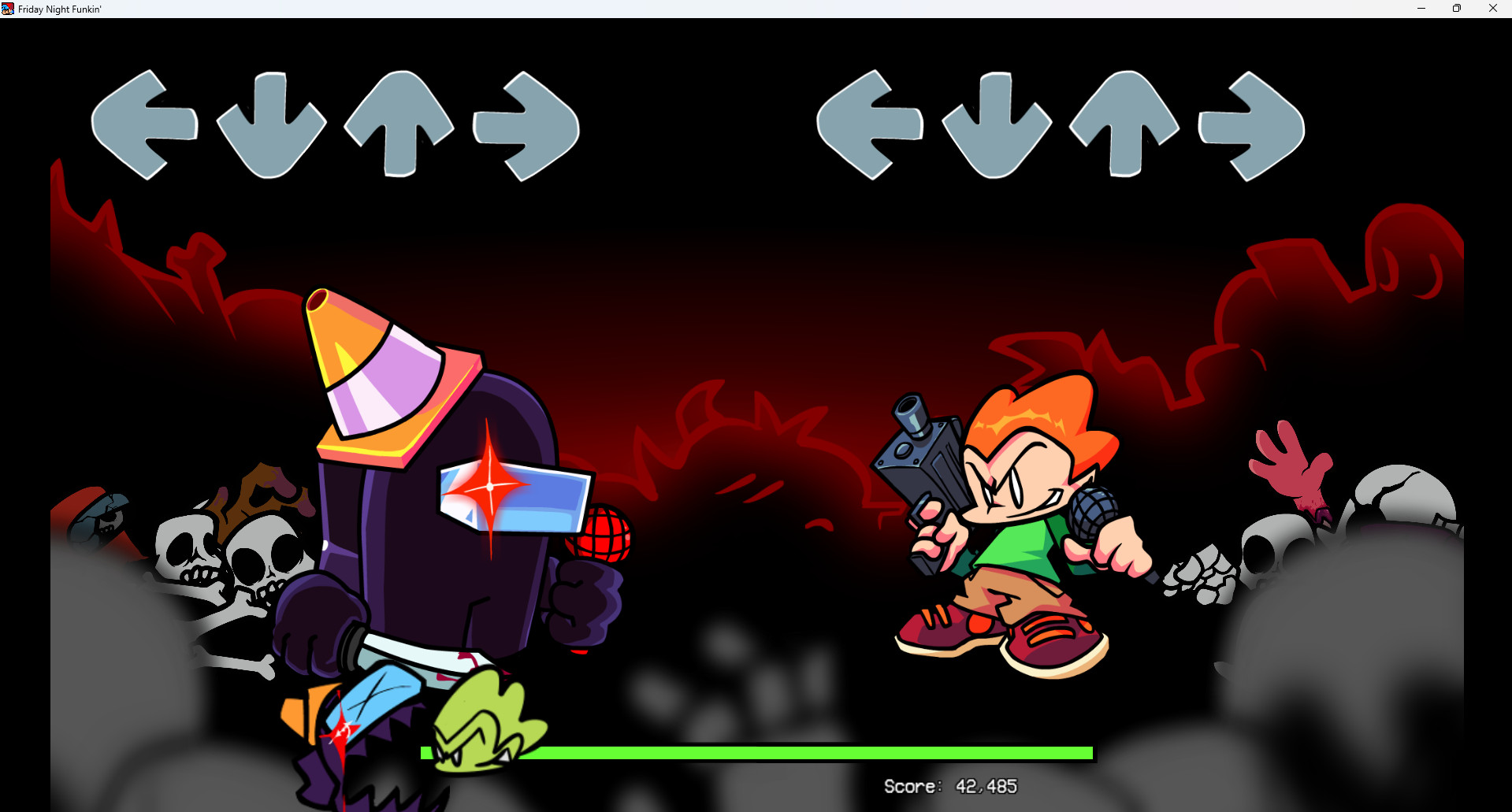 Defeat 2023 Remix / Danger V-Slice Port Mod for Friday Night Funkin ...