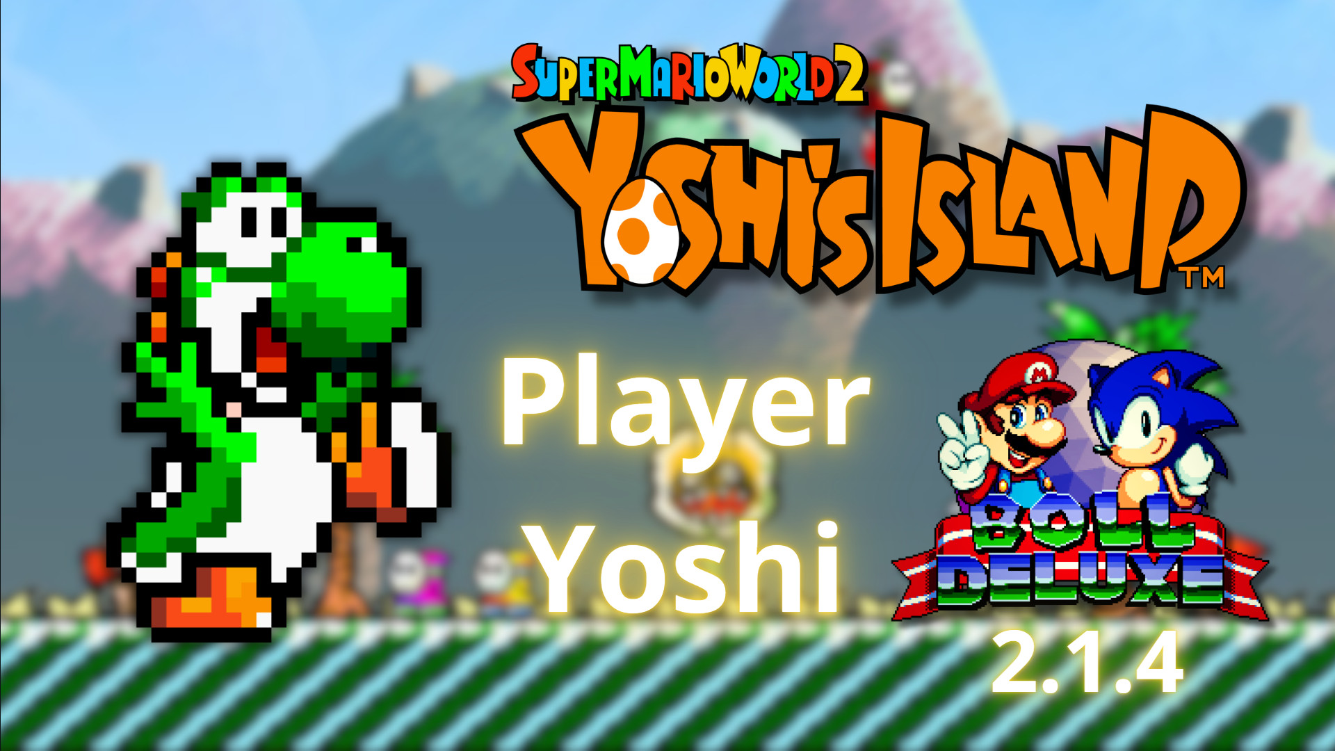 SMW2 Yoshi Island Yoshi Mod for Boll Deluxe | BDX Mods