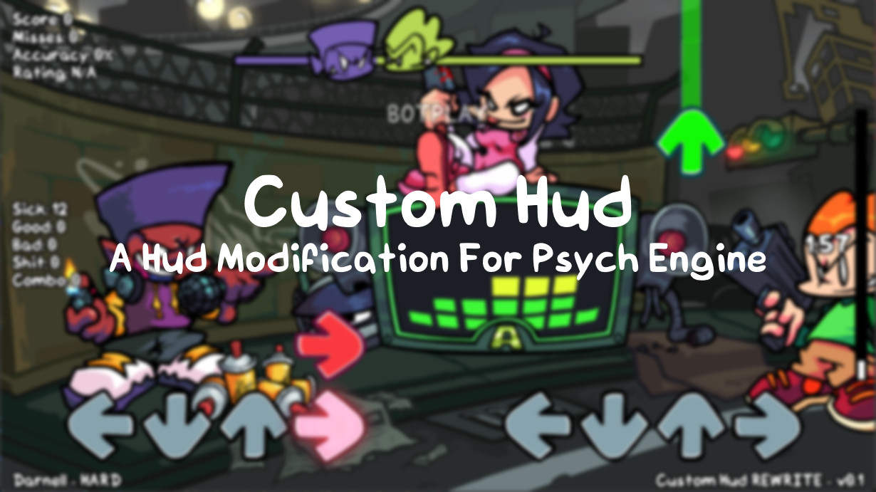 Custom Hud V2 Mod for Friday Night Funkin' | FNF Mods