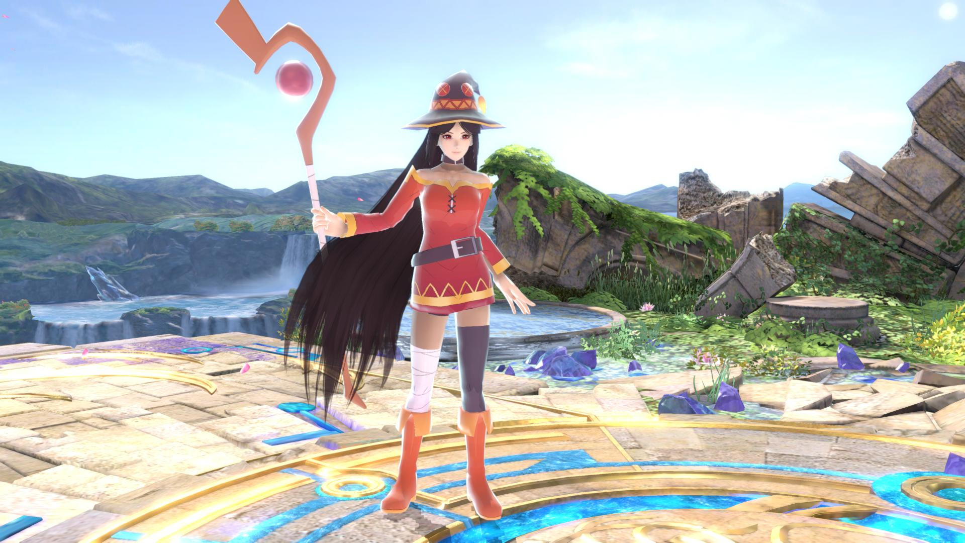 Megumin - Palutena Cosplay c05 Mod for Super Smash Bros. Ultimate ...