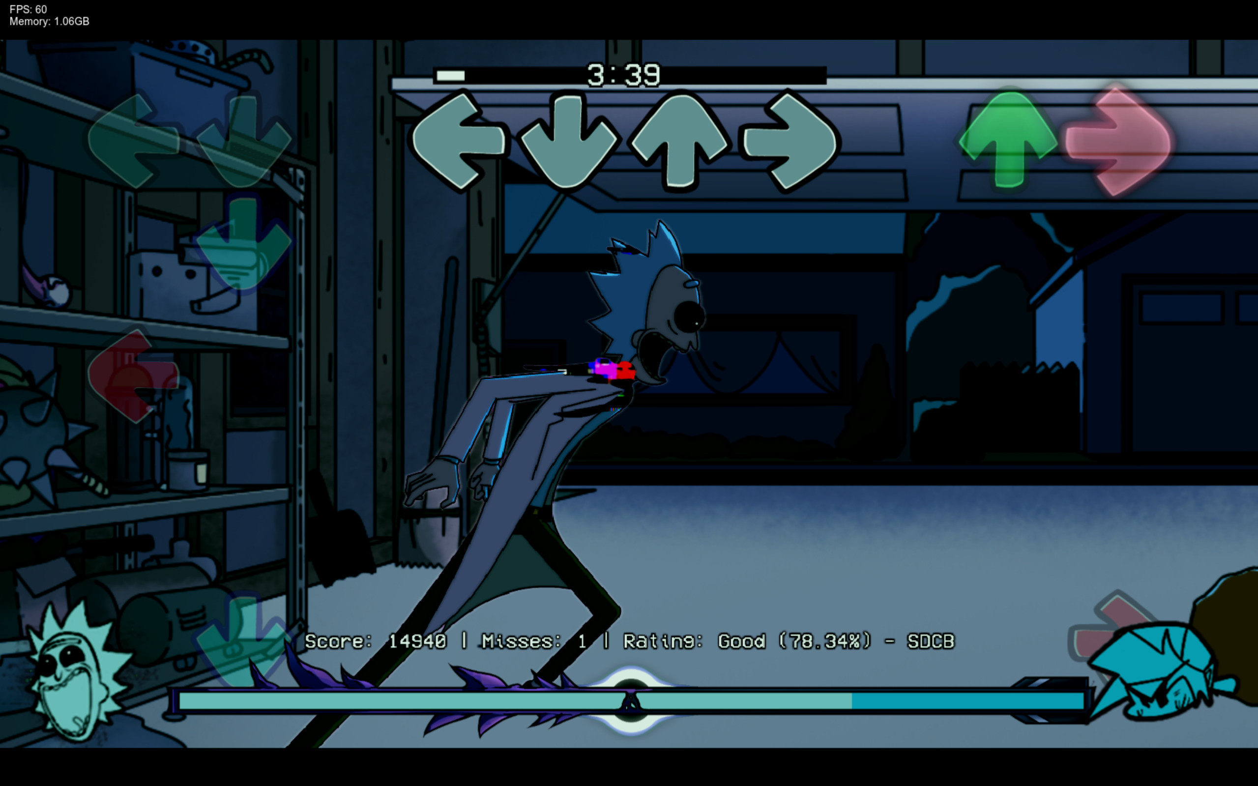 FNF: OUTLASTERS // Rickest Rick V2 DEMO Mod for Friday Night Funkin' | FNF Mods