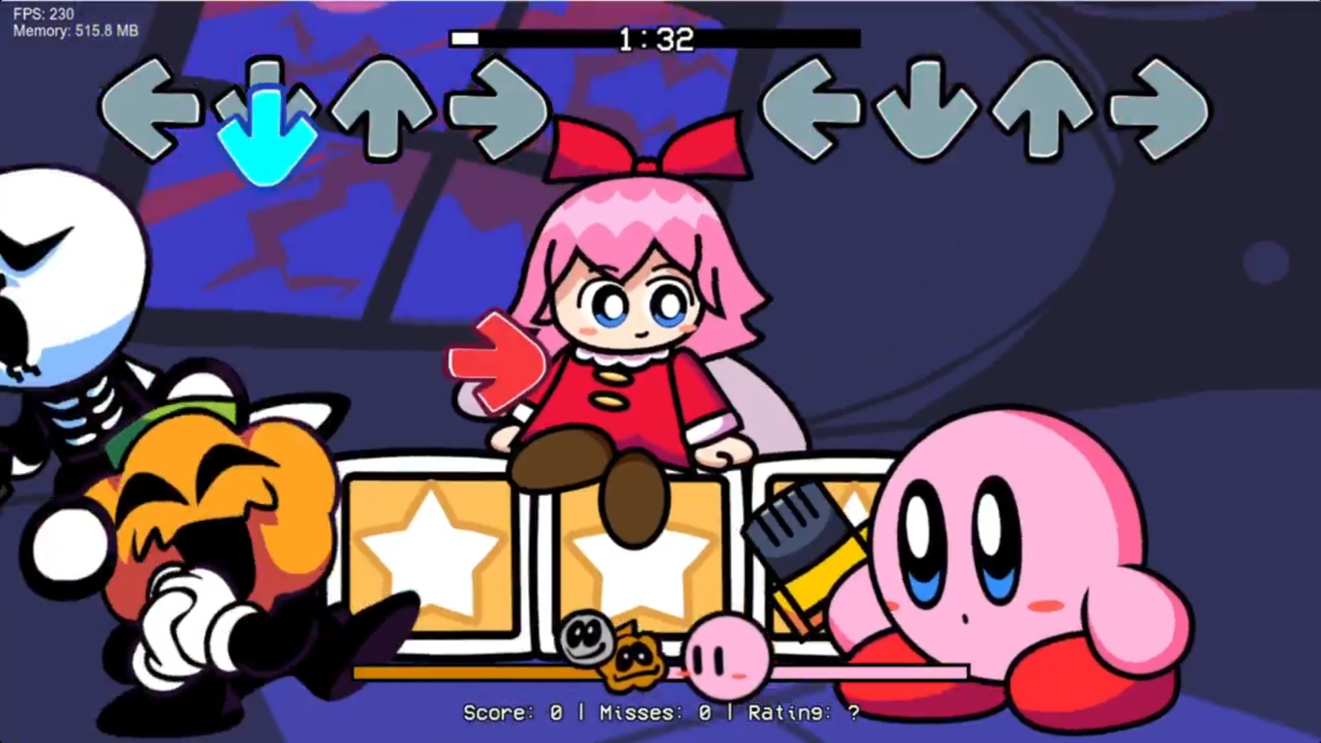 Kirby Skin Pack Mod for Friday Night Funkin' | FNF Mods