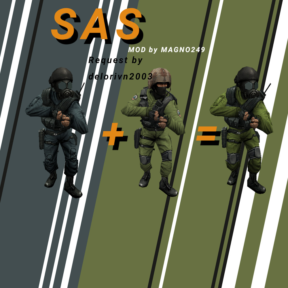 SAS MOD! by Magno249 Mod for Counter-Strike 1.6 | CS1.6 Mods