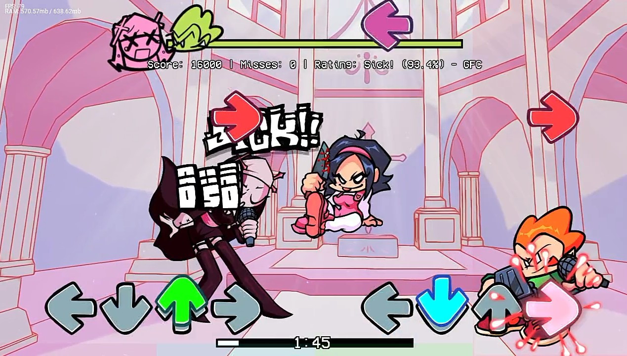 MID-FIGHT Masses Port Psych engine P-Slice Mod for Friday Night Funkin ...