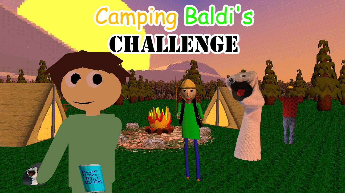 Camping Baldi's Challenge Mod for Baldi's Basics | Baldi Mods