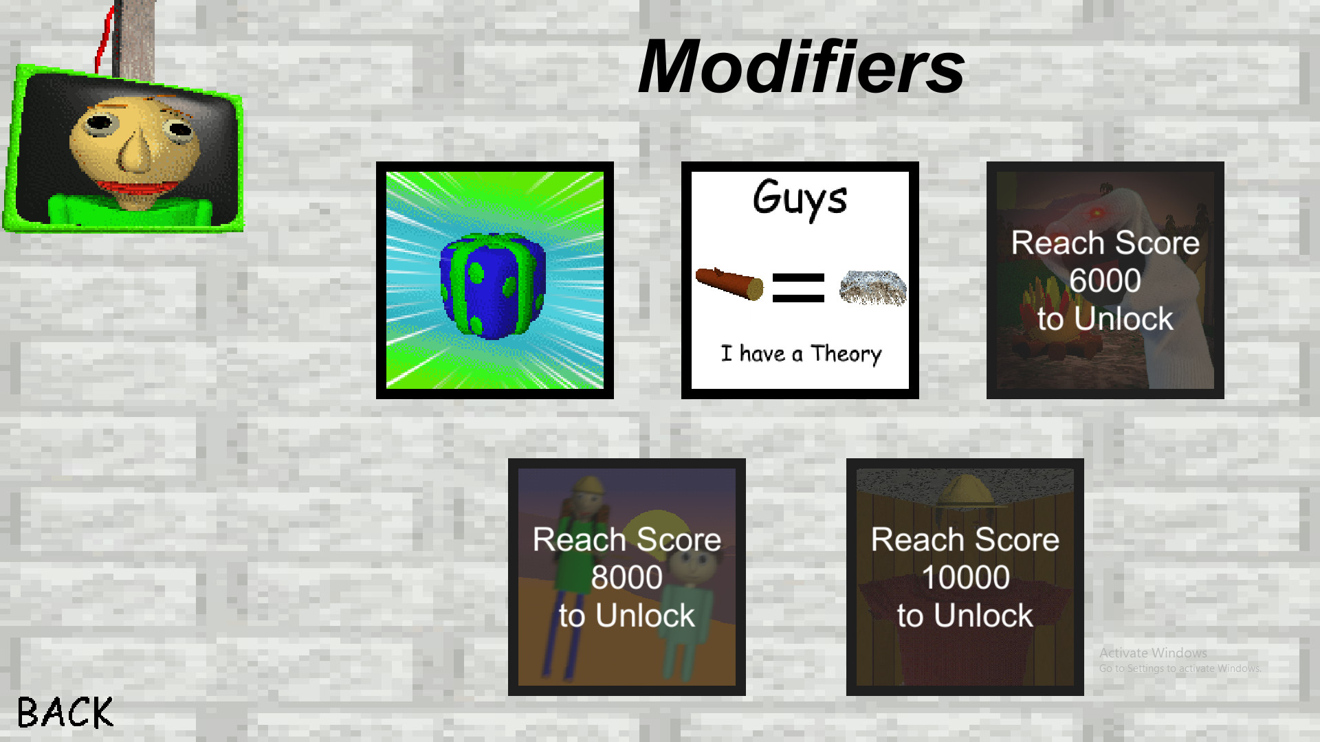 Camping Baldi's Challenge Mod for Baldi's Basics | Baldi Mods