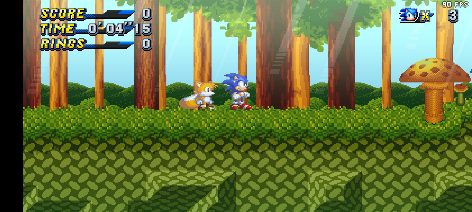 Mania Style Mushroom Hill Palette Mod for Sonic 3 A.I.R. | S3AIR Mods