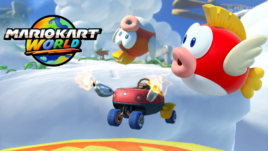 Mario kart world newcomer Cheep-cheep Mod for Mario Kart 8 Deluxe ...