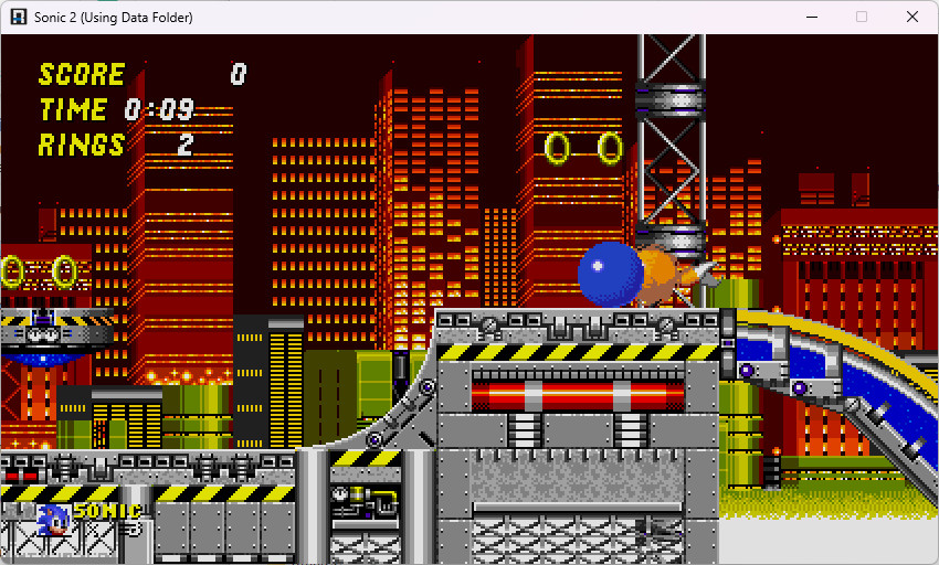 Sonic CD Gameplay in Sonic 2 Mod for Sonic the Hedgehog 2 (2013) | S2 ...