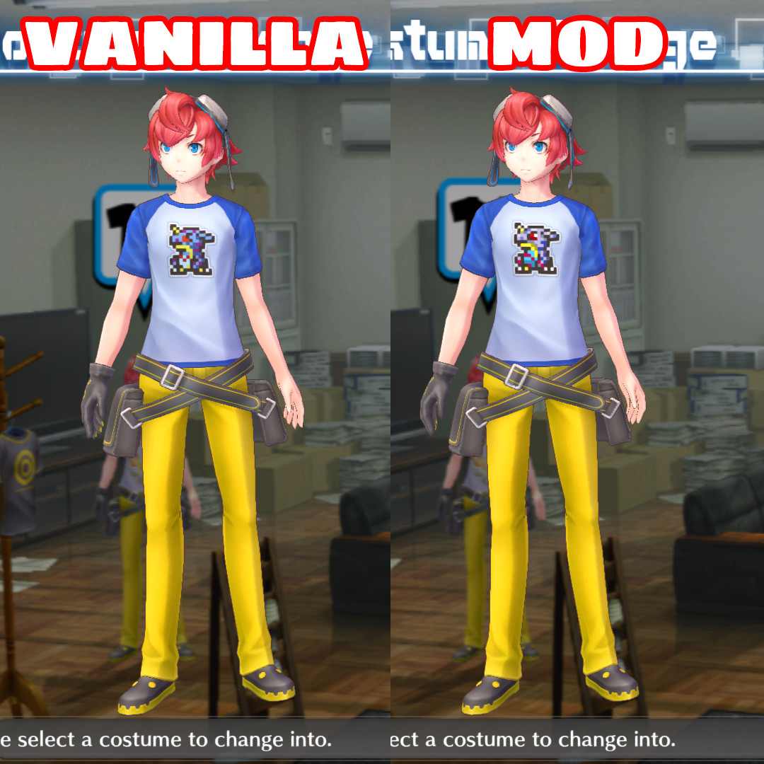 Modern Digimon Dot Clothes Mod for Digimon Story Cyber Sleuth: Complete ...
