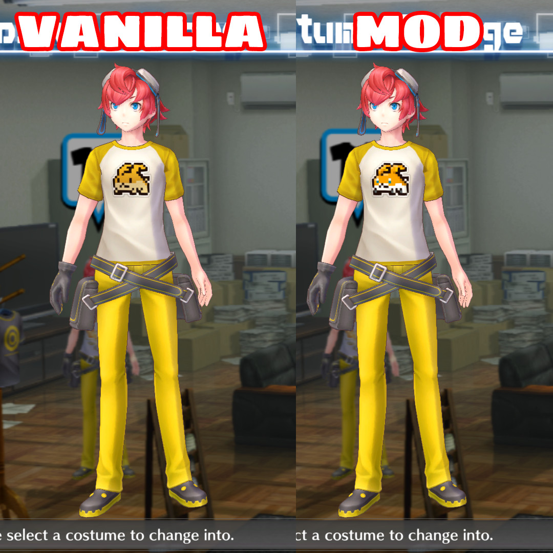Modern Digimon Dot Clothes Mod for Digimon Story Cyber Sleuth: Complete ...