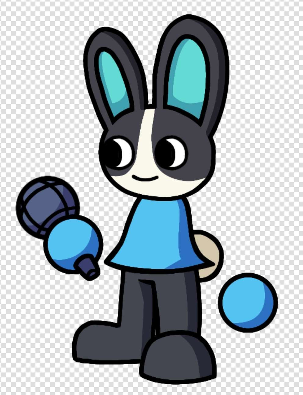 Dotty Mii over BF Mod for Friday Night Funkin' | FNF Mods