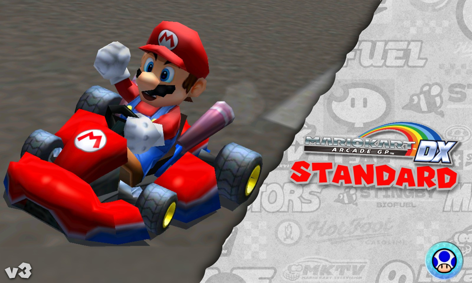 GPDX Standard in MK7! Mod for Mario Kart 7 | MK7 Mods