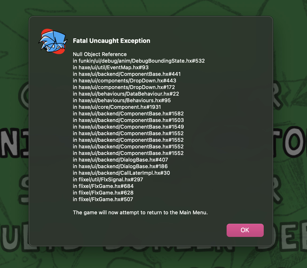 [V-Slice] Null Object Reference recovery Mod for Friday Night Funkin ...