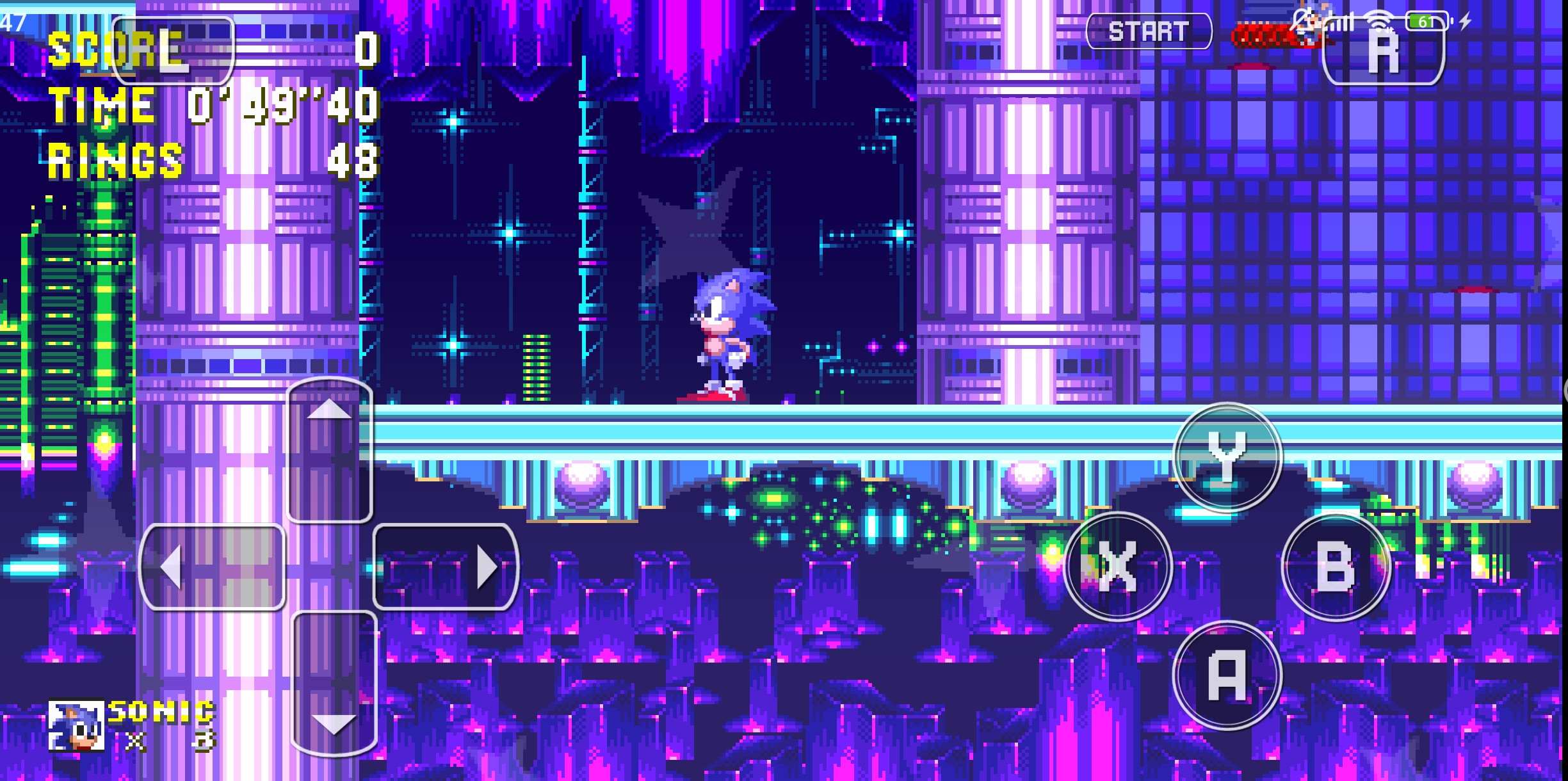 Quartz Quadrant GF + BF Background Over HPZ+LRZ2/B Mod for Sonic 3 A.I ...