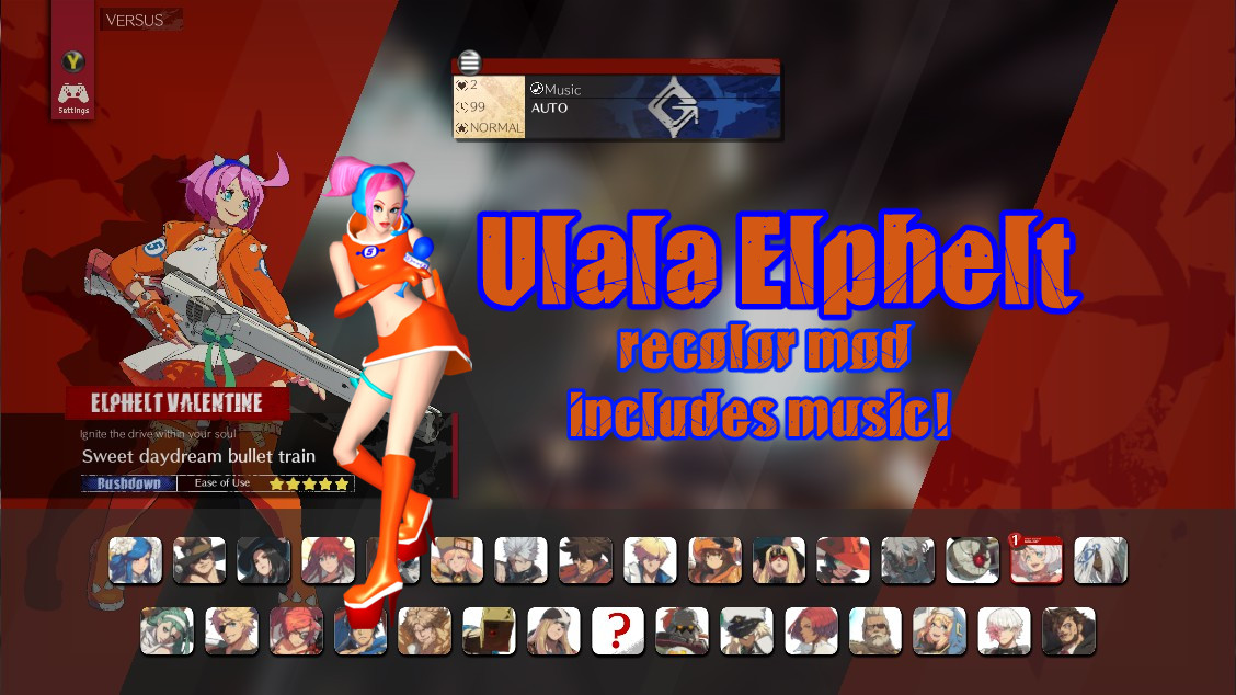 Ulala Elphelt Mod for GUILTY GEAR -STRIVE- | GGST Mods