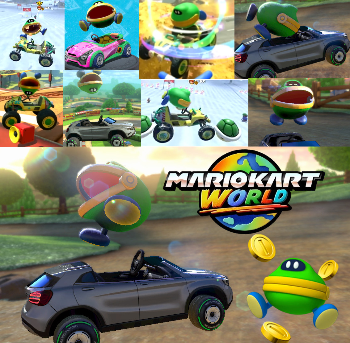 Coin coffer with custom animations from MK world Mod for Mario Kart 8 ...