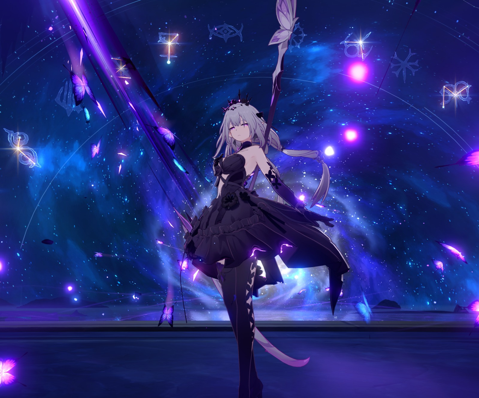 Black Dress Castorice Mod for Honkai Star Rail | HSR Mods